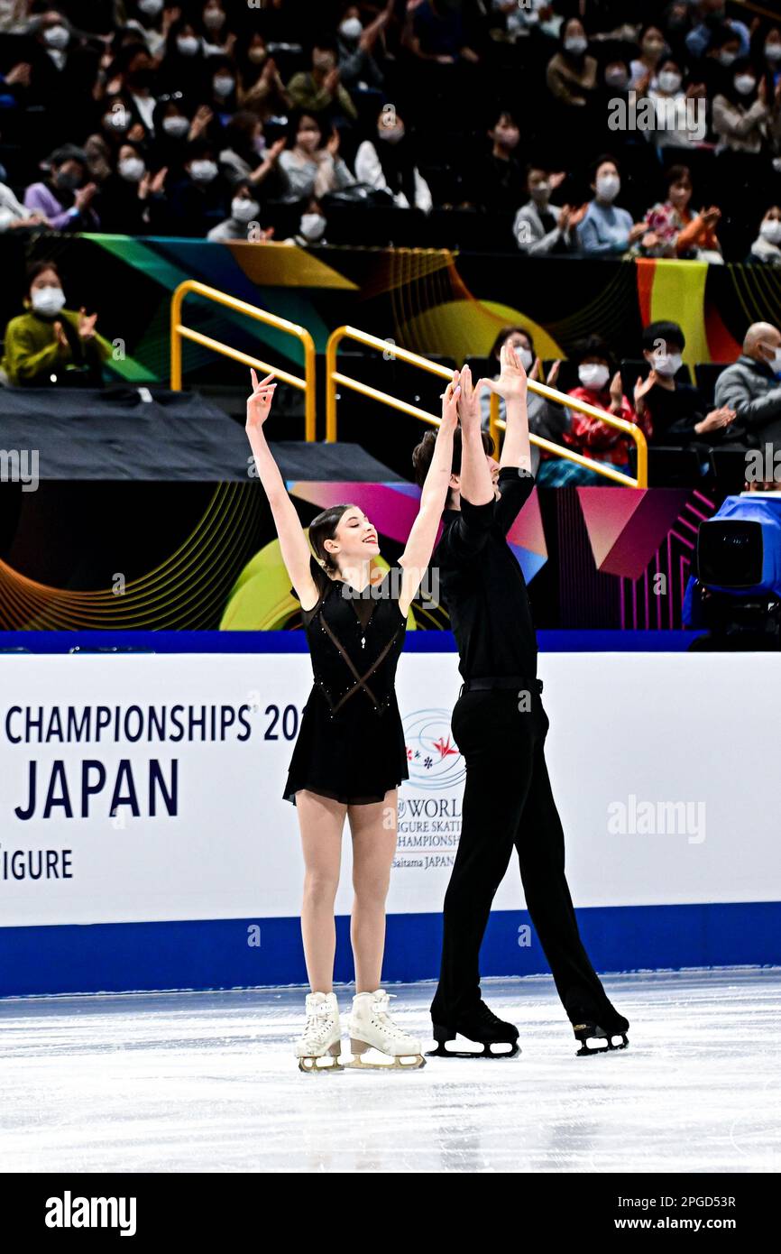 Anastasia Golubeva And Hektor Giotopoulos Moore Aus During Pairs Short Program At The Isu