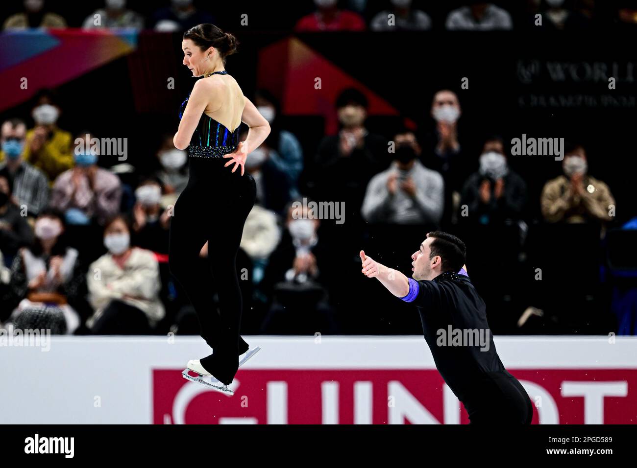 Annika HOCKE & Robert KUNKEL (GER), during Pairs Short Program, at the ...