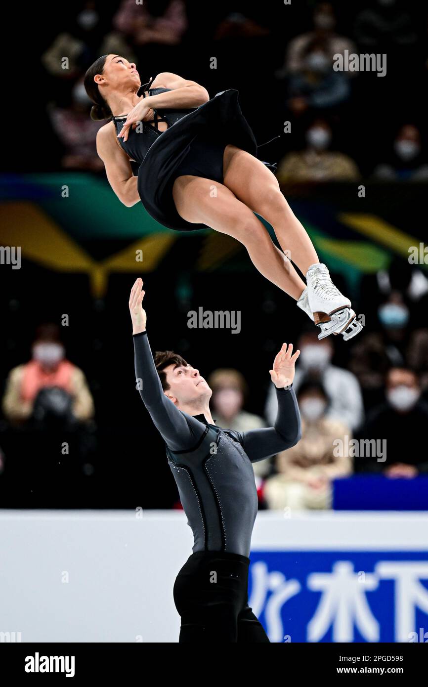 Anastasia VAIPAN-LAW & Luke DIGBY (GBR), during Pairs Short Program, at ...