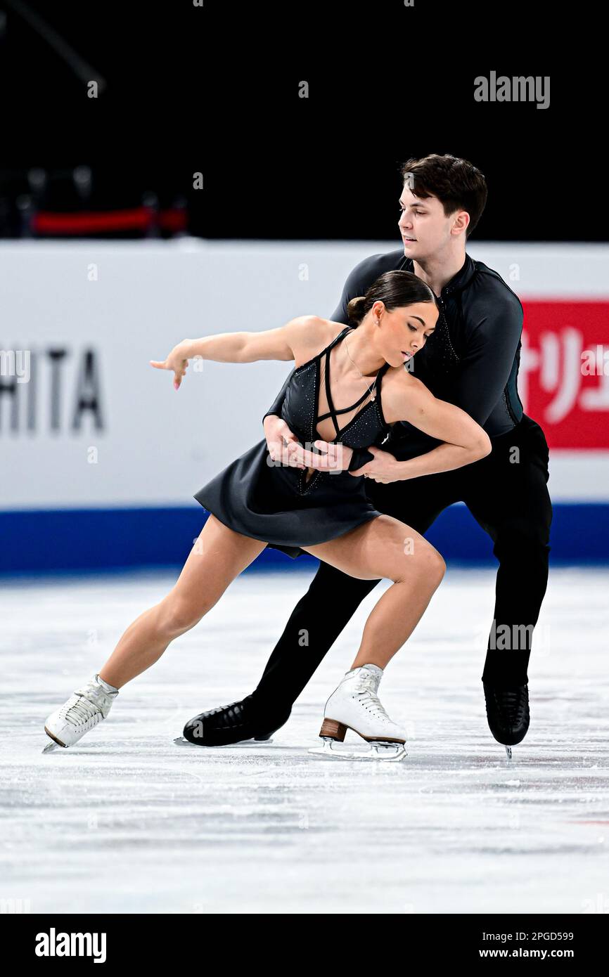 Anastasia VAIPAN-LAW & Luke DIGBY (GBR), during Pairs Short Program, at ...