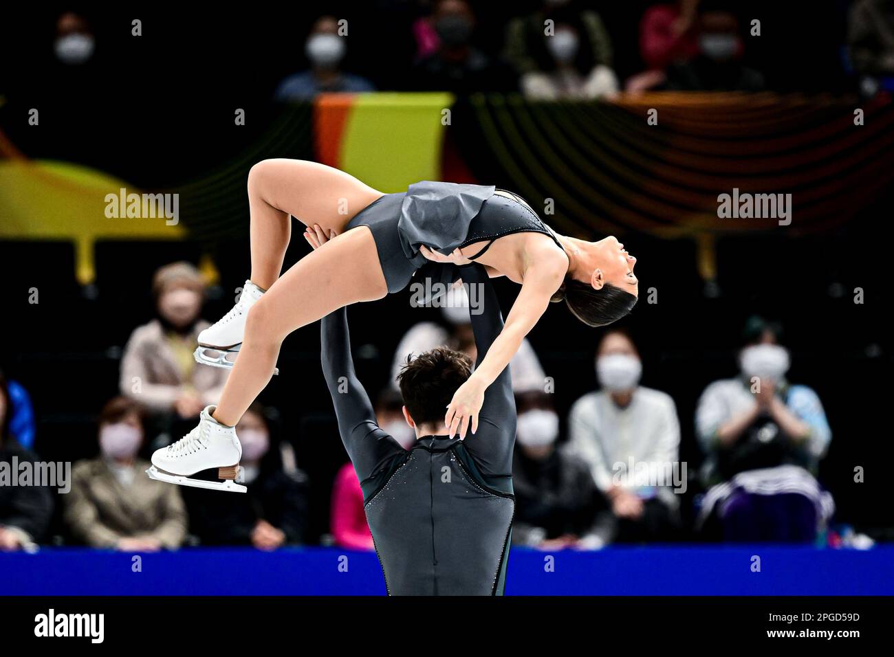 Anastasia VAIPAN-LAW & Luke DIGBY (GBR), during Pairs Short Program, at ...