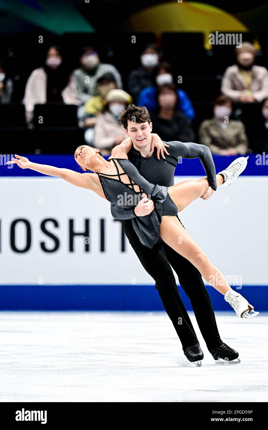 Anastasia VAIPAN-LAW & Luke DIGBY (GBR), during Pairs Short Program, at ...
