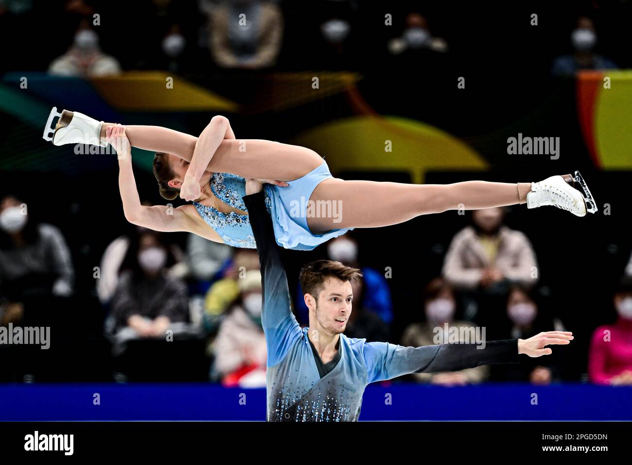 Brooke McINTOSH & Benjamin MIMAR (CAN), during Pairs Short Program, at ...