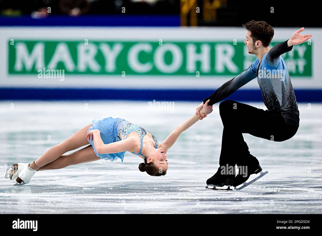 Brooke McINTOSH & Benjamin MIMAR (CAN), during Pairs Short Program, at ...