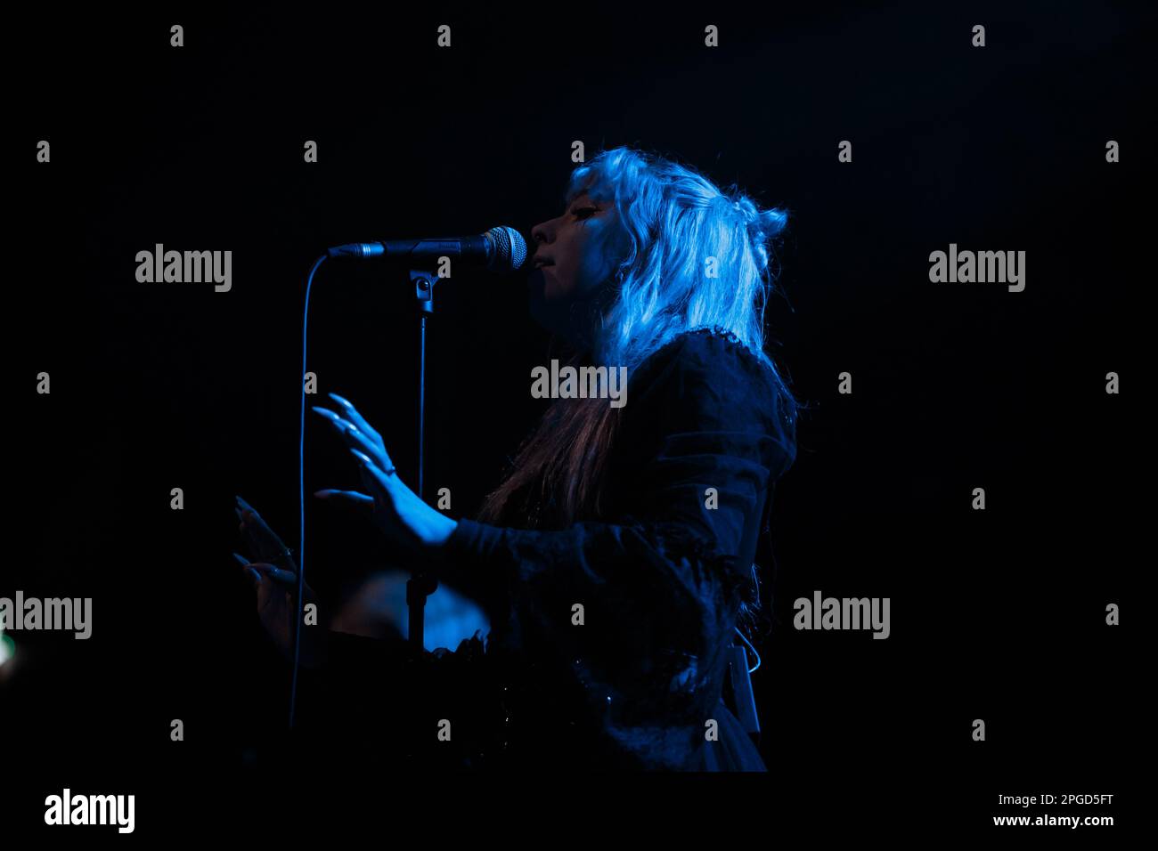 Kaelan Mikla live at the o2 ritz manchester uk, 14th march 2023 Stock ...