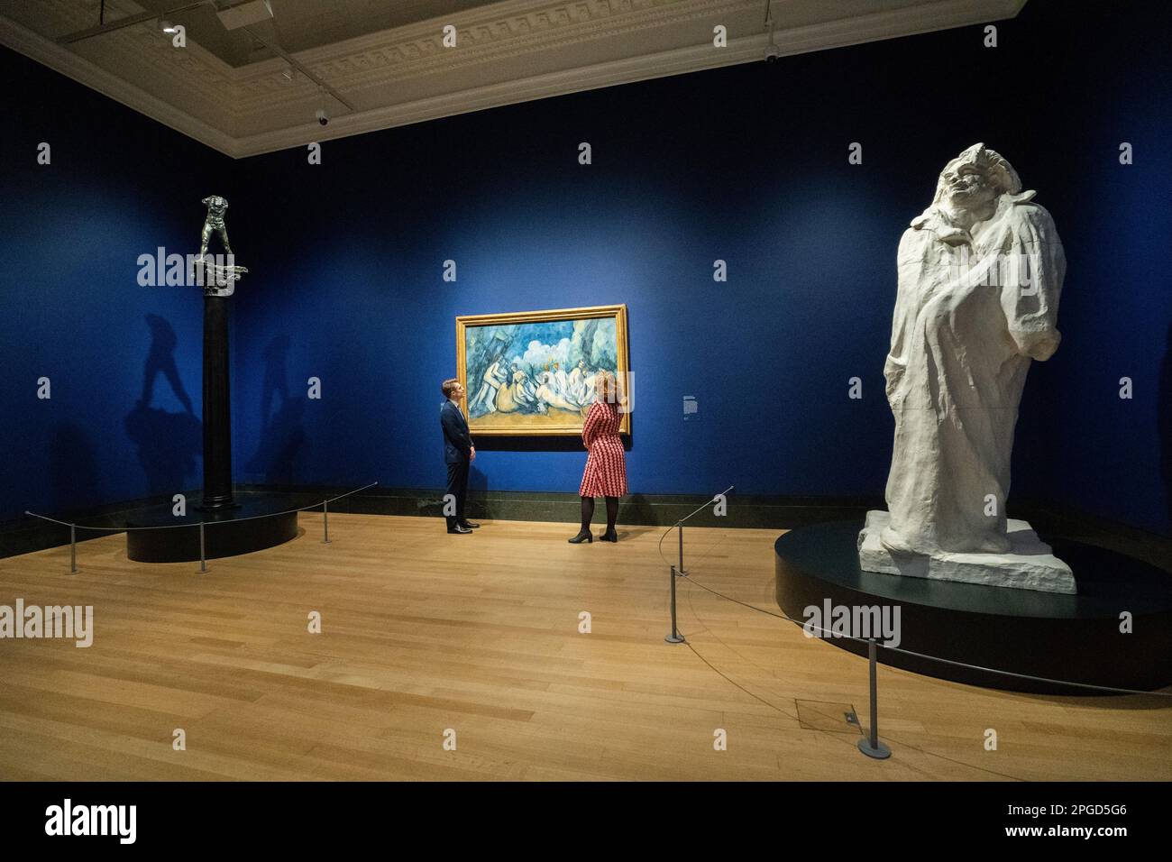 London, UK 22 March 2023. Auguste Rodin Monument to Balzac / Monument à ...