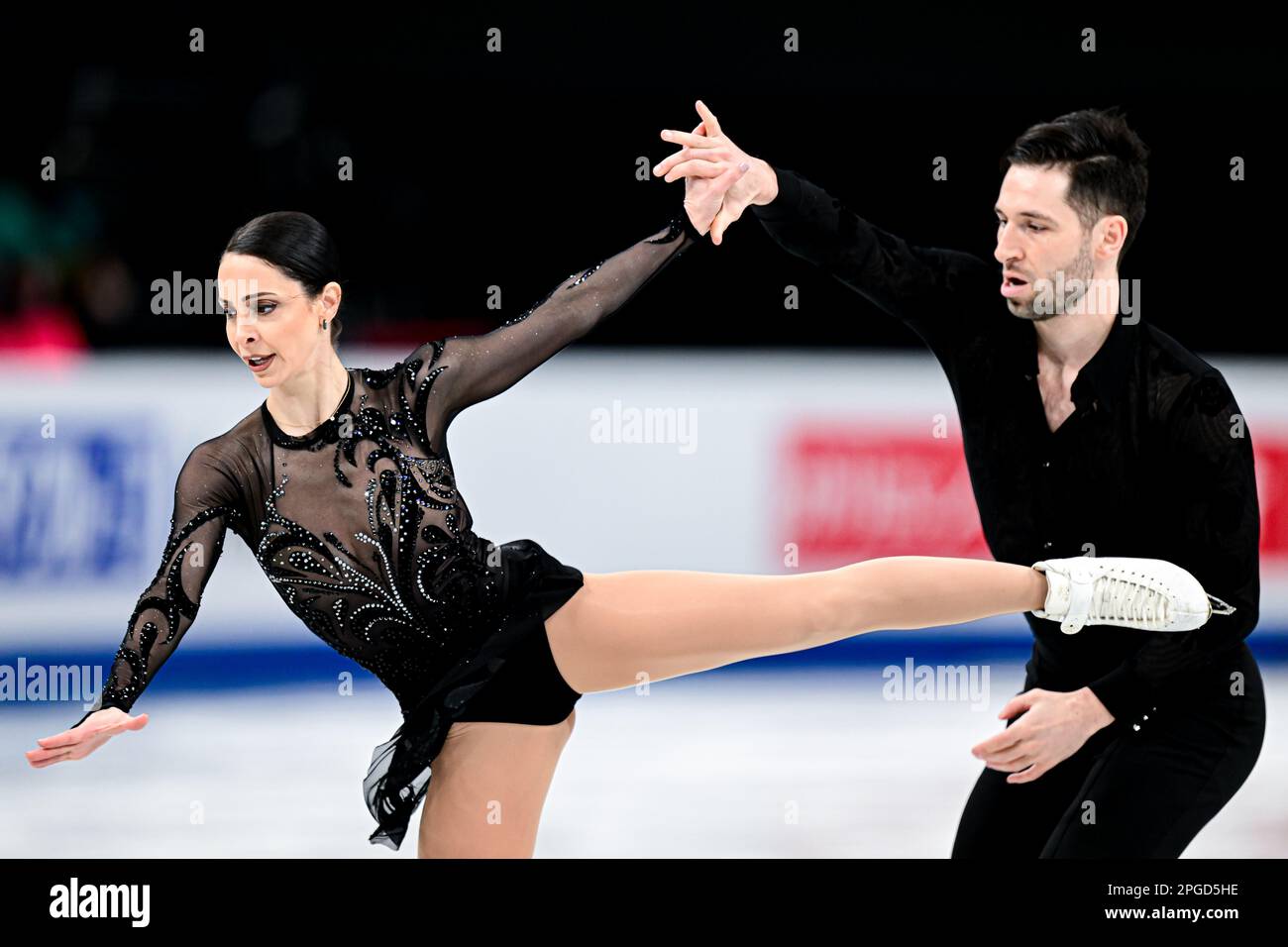 Deanna STELLATO-DUDEK & Maxime DESCHAMPS (CAN), during Pairs Short ...