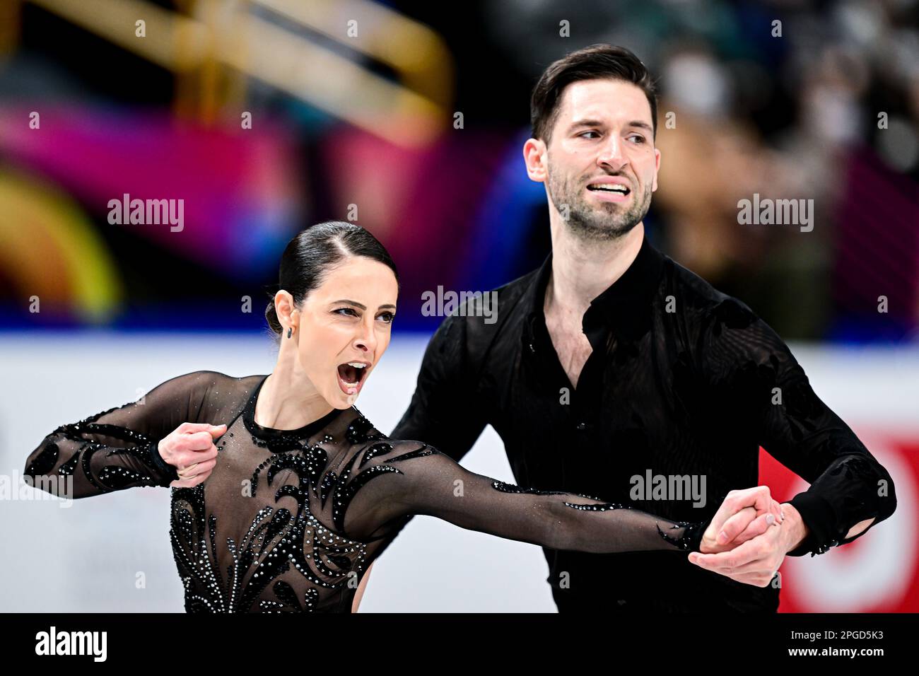 Deanna STELLATO-DUDEK & Maxime DESCHAMPS (CAN), during Pairs Short ...