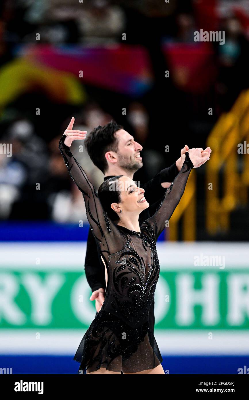 Deanna STELLATO-DUDEK & Maxime DESCHAMPS (CAN), during Pairs Short ...