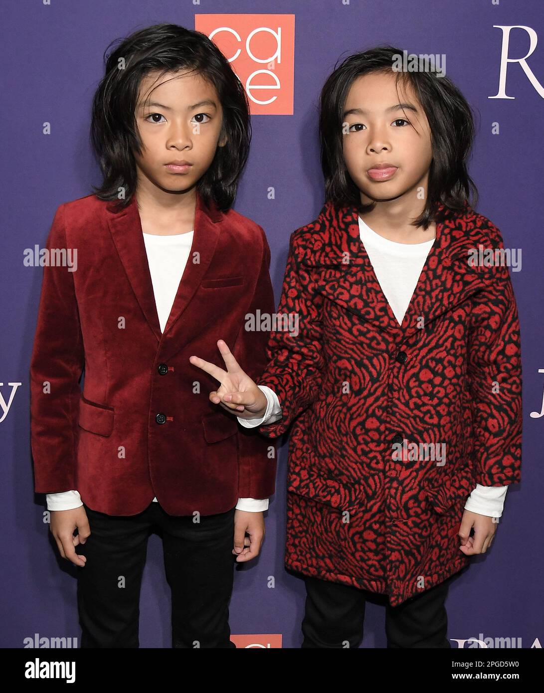 Los Angeles, USA. 21st Mar, 2023. (L-R) Sebastian LaSalle and Valentino ...