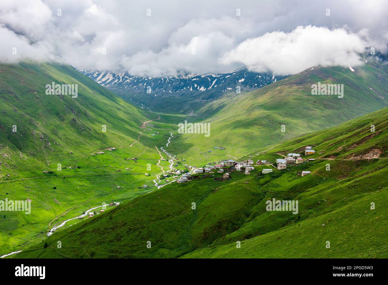 Cicekli Plateau in Camlihemsin district of Rize province. Kackar ...
