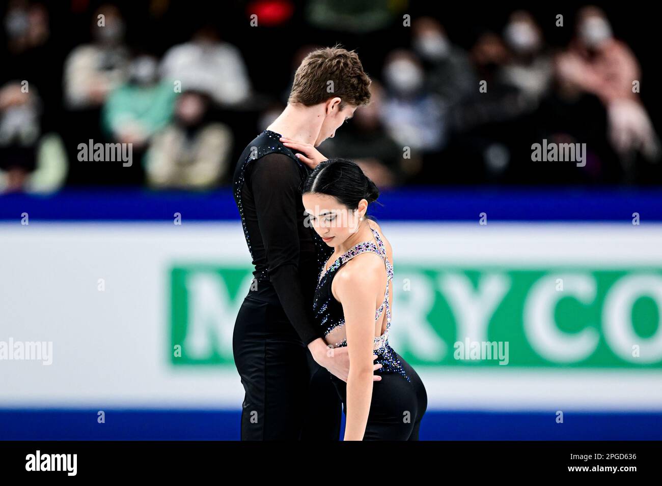 Isabella GAMEZ & Aleksandr KOROVIN (PHI), during Pairs Short Program ...