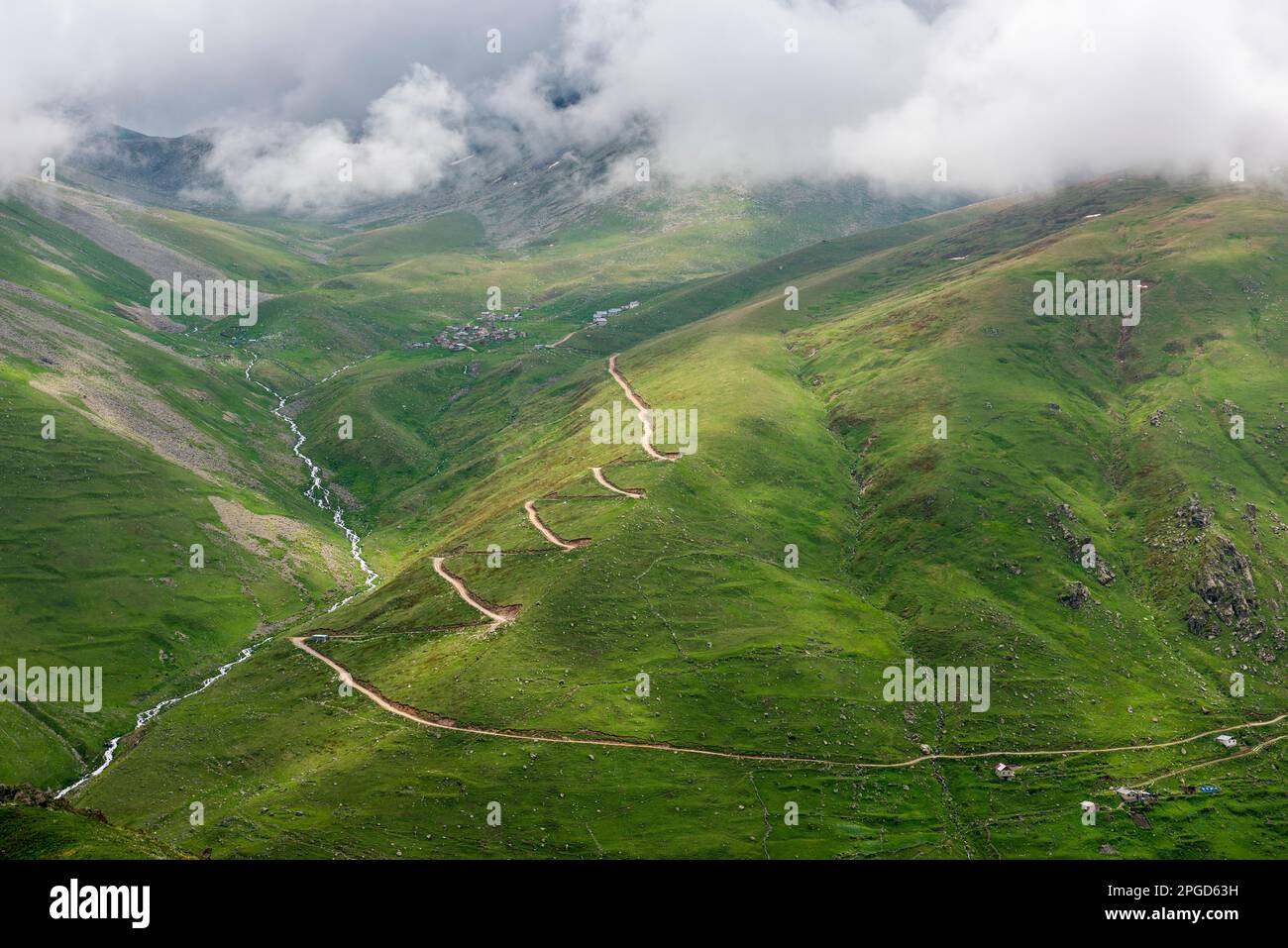 Cicekli Plateau in Camlihemsin district of Rize province. Kackar ...