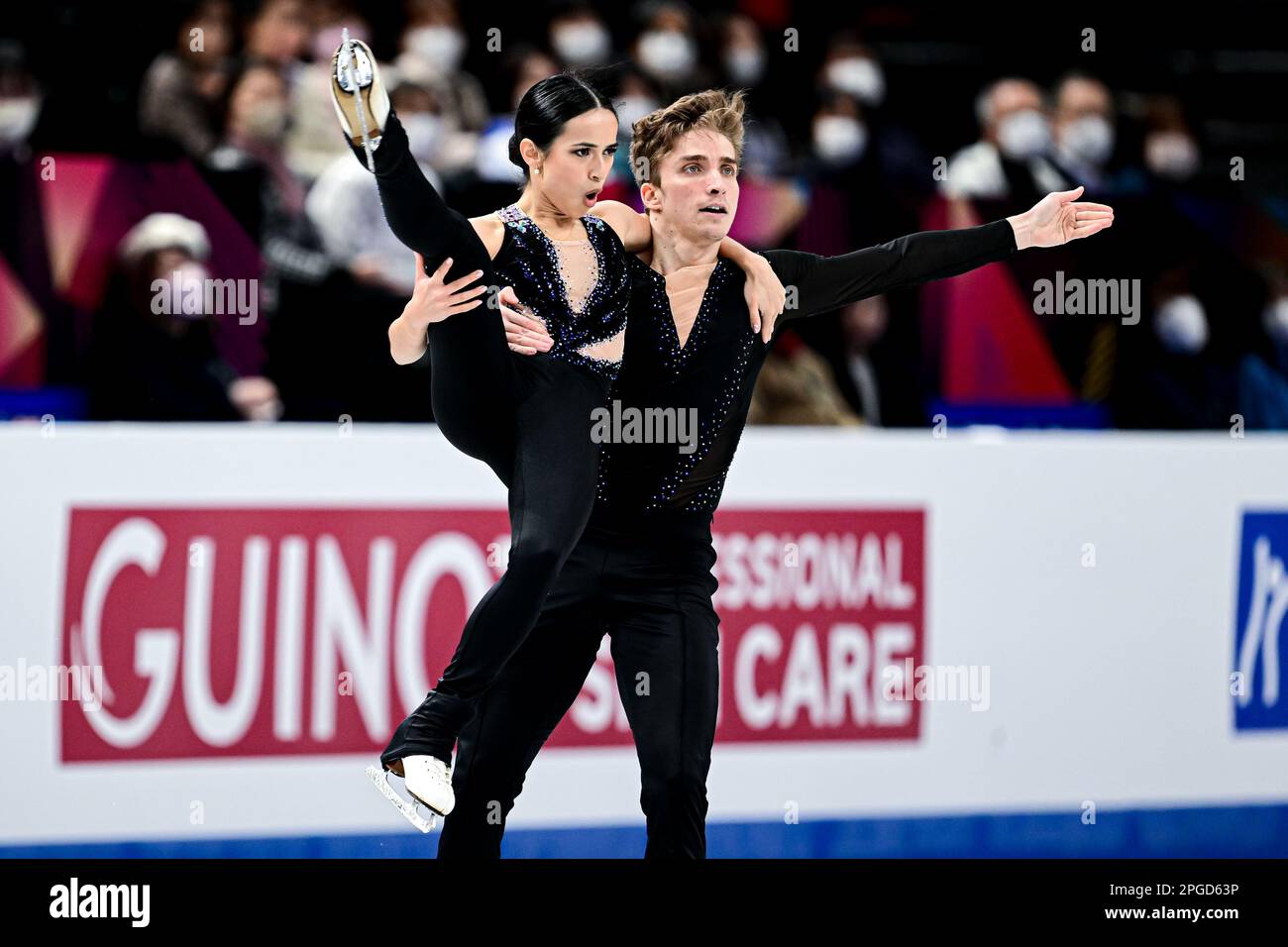 Isabella GAMEZ & Aleksandr KOROVIN (PHI), during Pairs Short Program ...