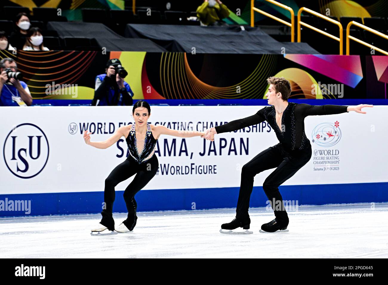 Isabella GAMEZ & Aleksandr KOROVIN (PHI), during Pairs Short Program ...