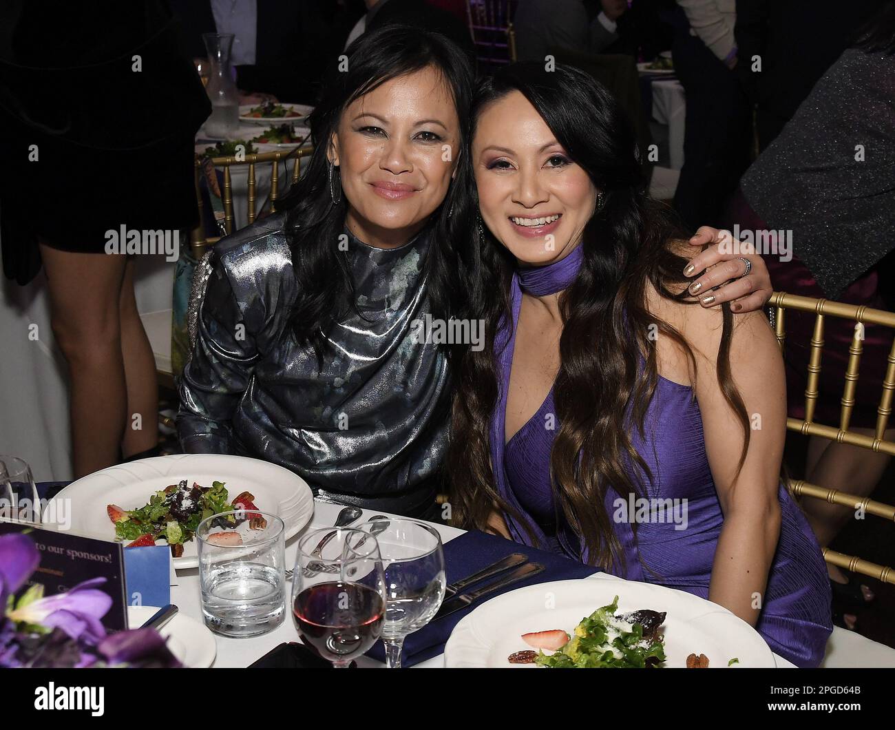 Los Angeles, USA. 21st Mar, 2023. (L-R) Martha Millan and Miranda Kwok ...