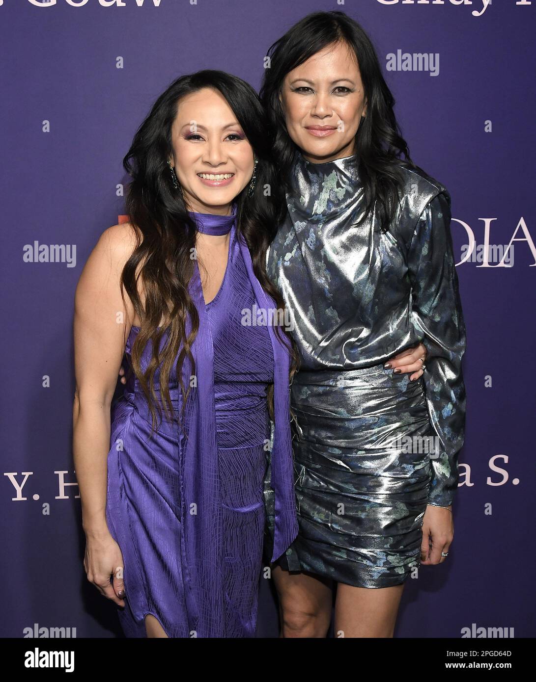 Los Angeles, USA. 21st Mar, 2023. (L-R) Miranda Kwok and Martha Millan ...