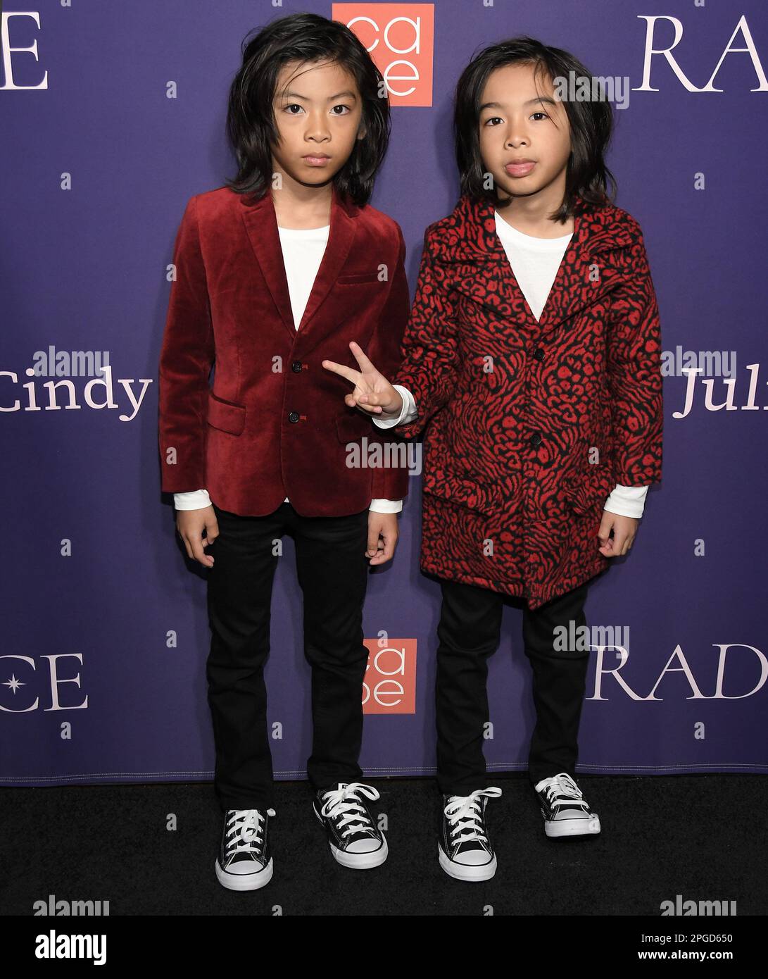 Los Angeles, USA. 21st Mar, 2023. (L-R) Sebastian LaSalle and Valentino ...