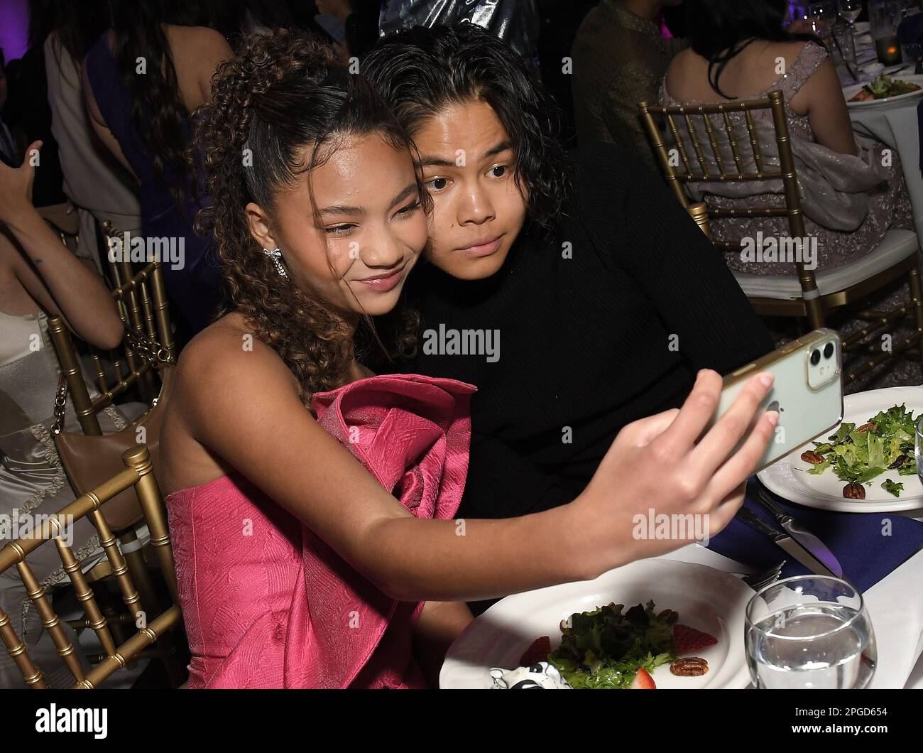 Los Angeles, USA. 21st Mar, 2023. (L-R) Faith Bryant and Sean Lew at ...