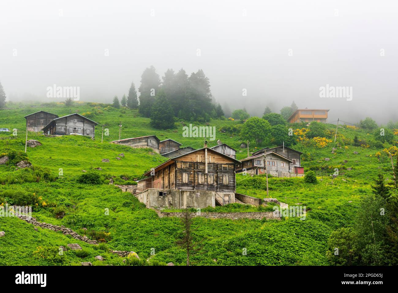 Elevit Plateau in Rize. This plateau located in Camlihemsin district of ...