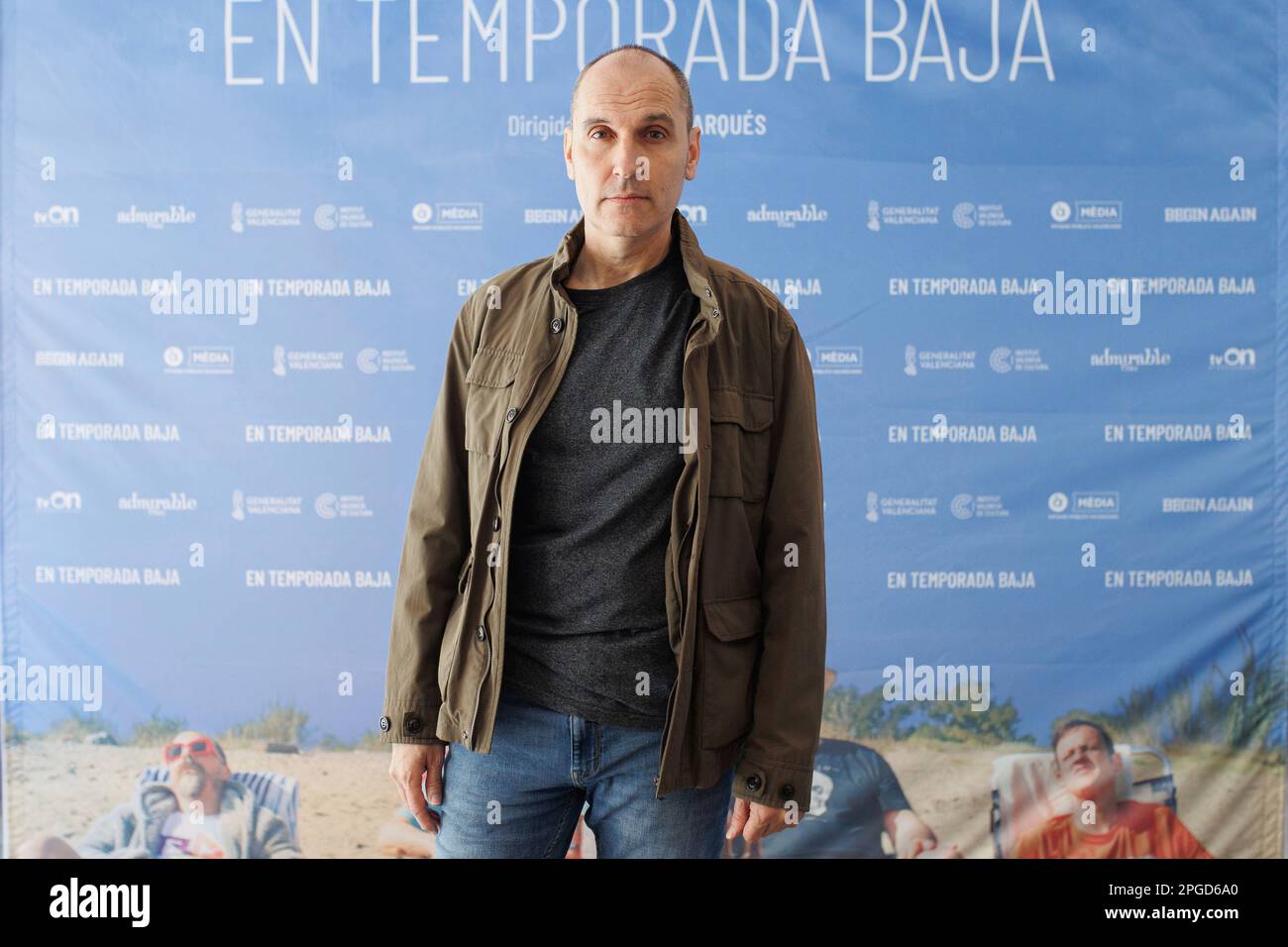 Director David Marqués poses during the photocall for the film 'En ...