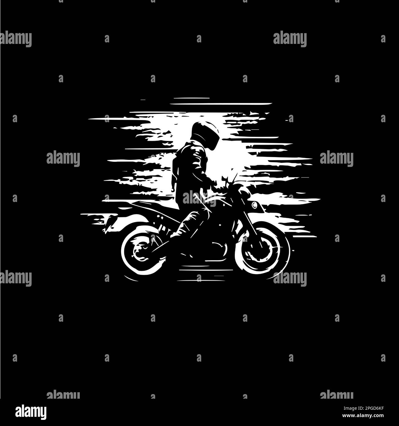 Motorbiker Stock Vector Images - Alamy