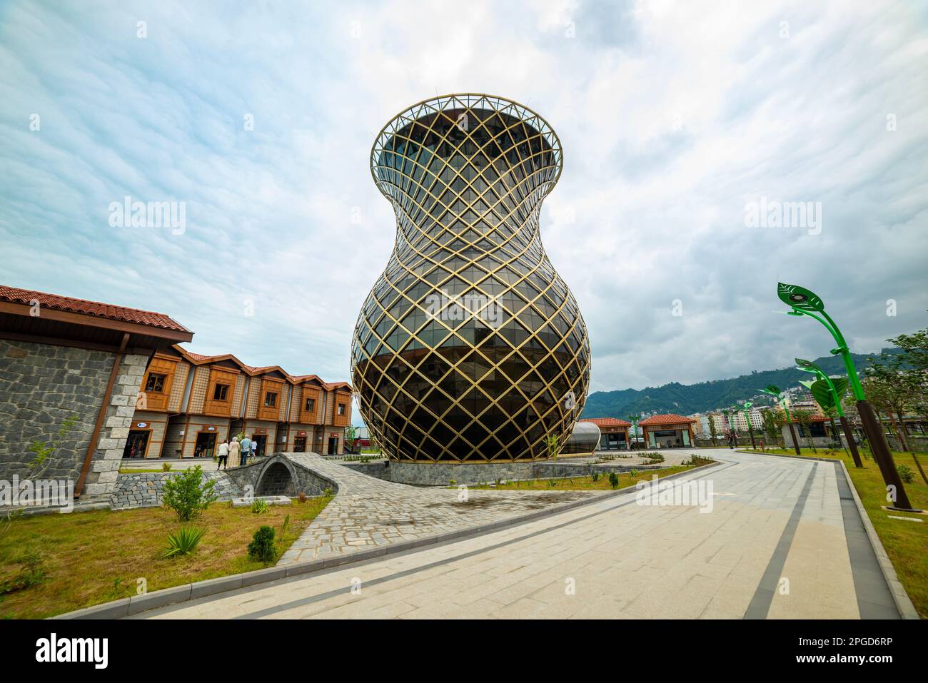 Rize, Turkey - June 18, 2022: Rize Tea Market (Tea Bazaar). Bazaar with ...