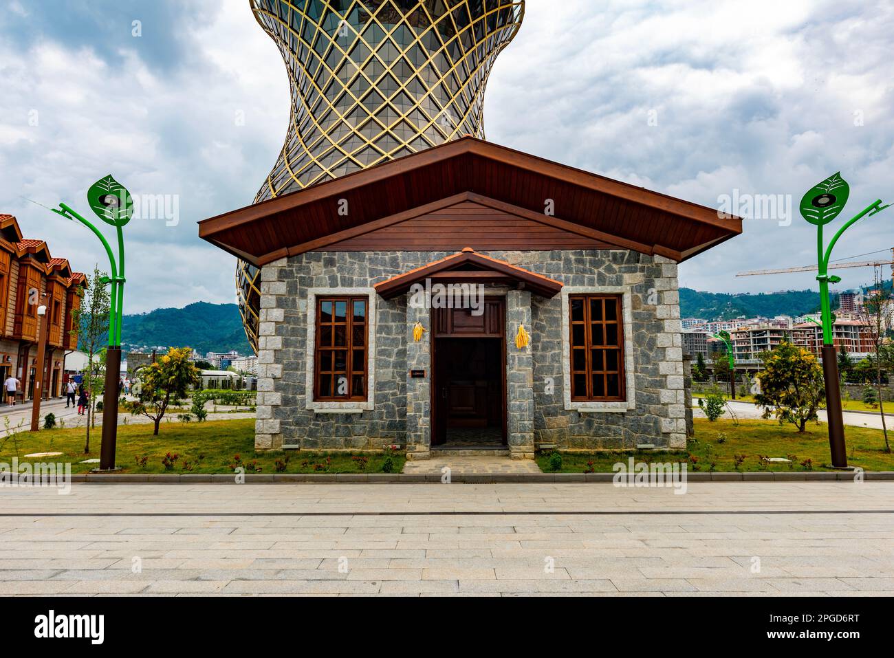 Rize, Turkey - June 18, 2022: Rize Tea Market (Tea Bazaar). Bazaar with ...