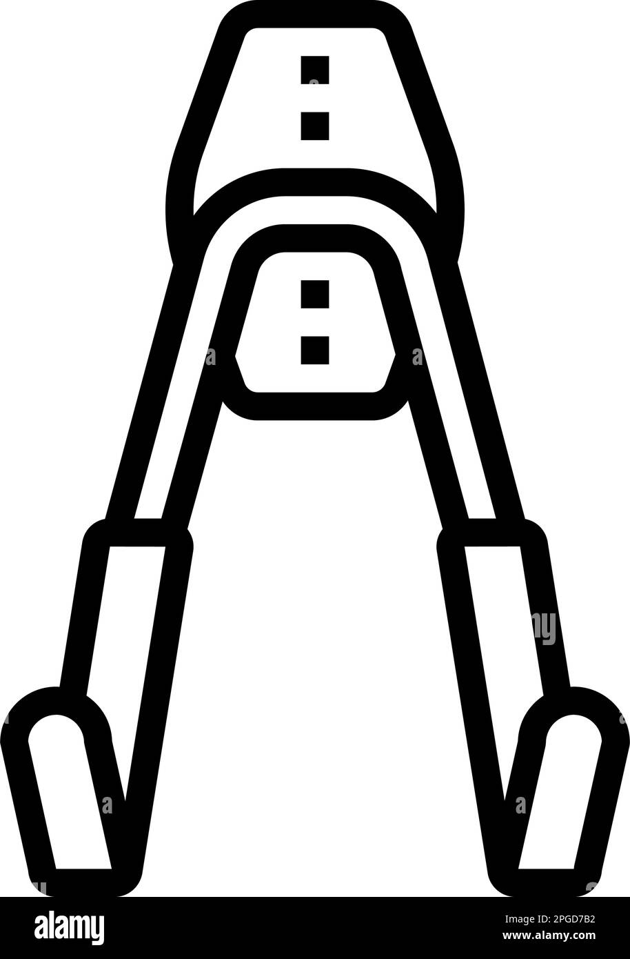 utility hook garage tool line icon vector illustration Stock Vector ...