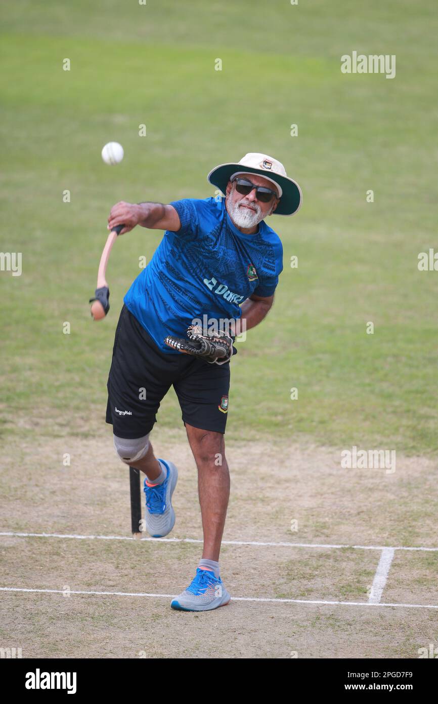 Head Coach Chandika Hathurusingha during Bangladesh Cricket Team ...
