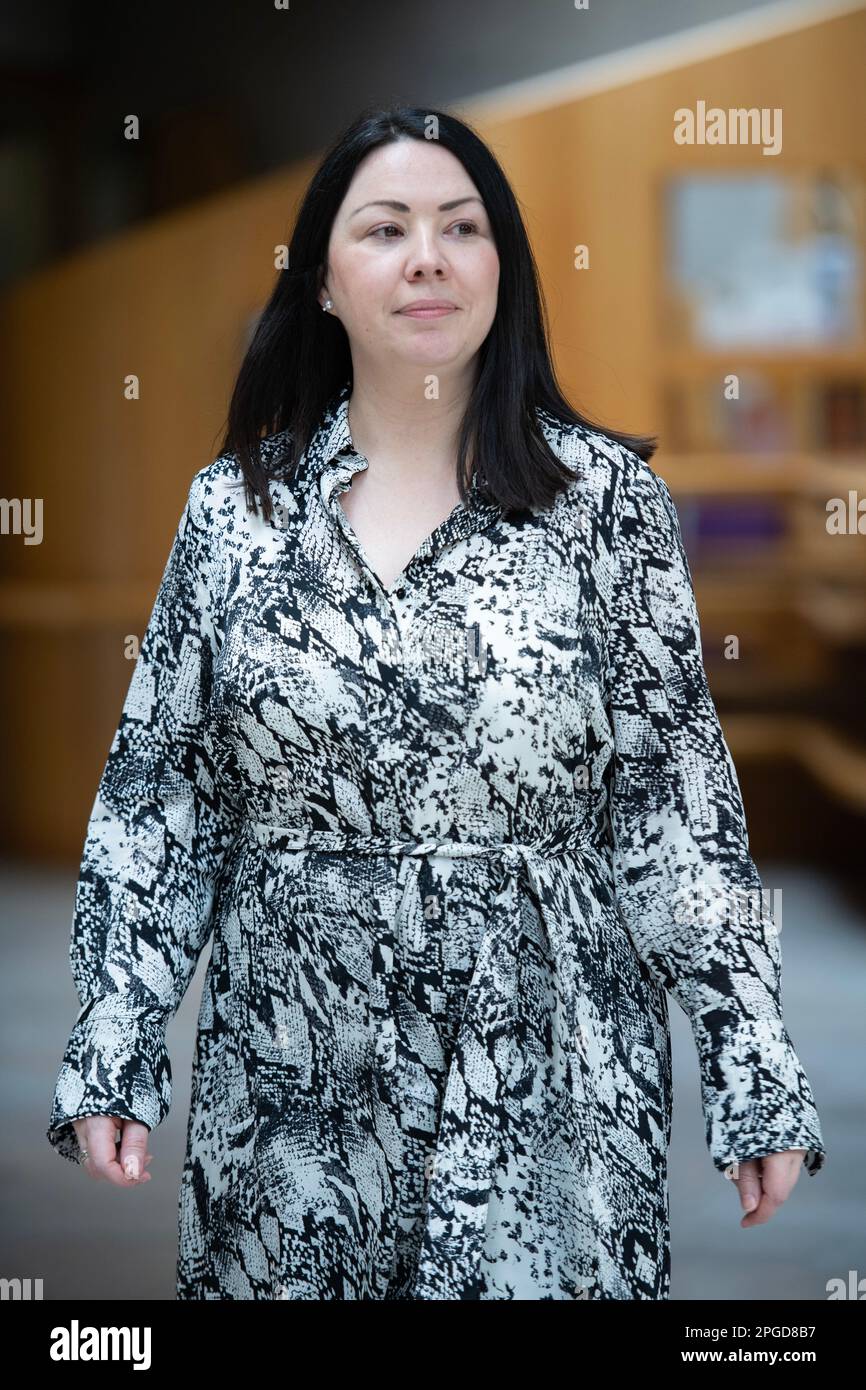 Edinburgh, Scotland, UK. 22nd Mar, 2023. PICTURED: Monica Lennon MSP ...
