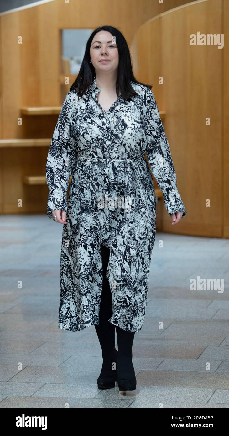 Edinburgh, Scotland, UK. 22nd Mar, 2023. PICTURED: Monica Lennon MSP ...