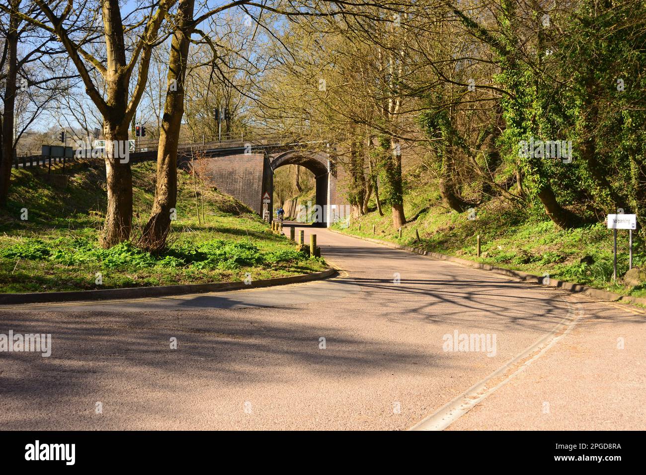 National Cycle Route 24 under the A36 road at the entrance to the Canal ...