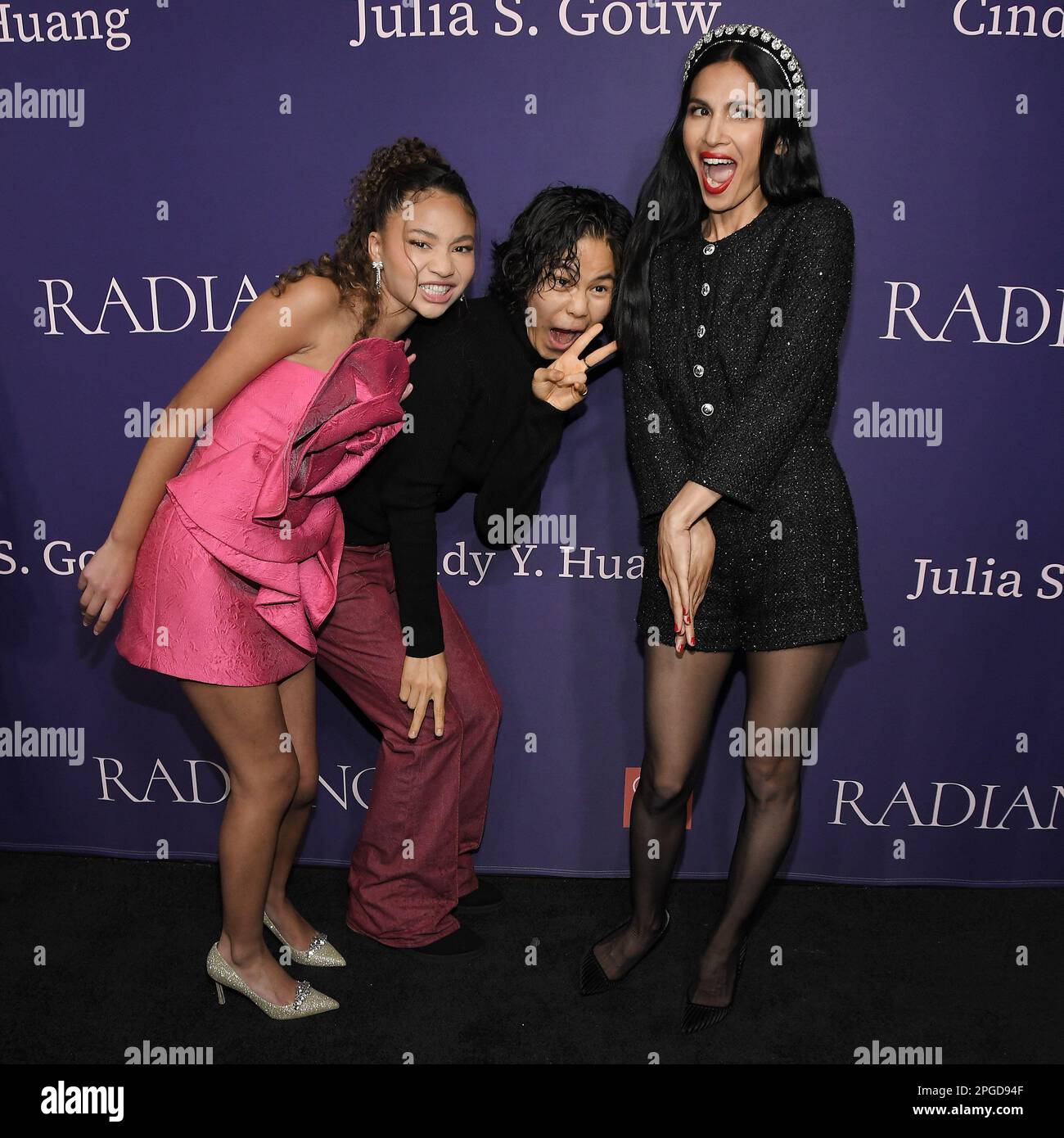Los Angeles, USA. 21st Mar, 2023. (L-R) Faith Bryant, Sean Lew and ...