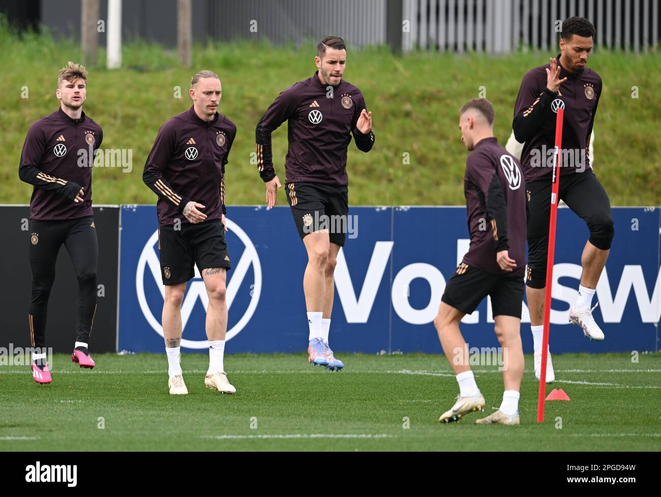 Hesse, Frankfurt/Main. 22 March 2023. Soccer: National team, Germany ...