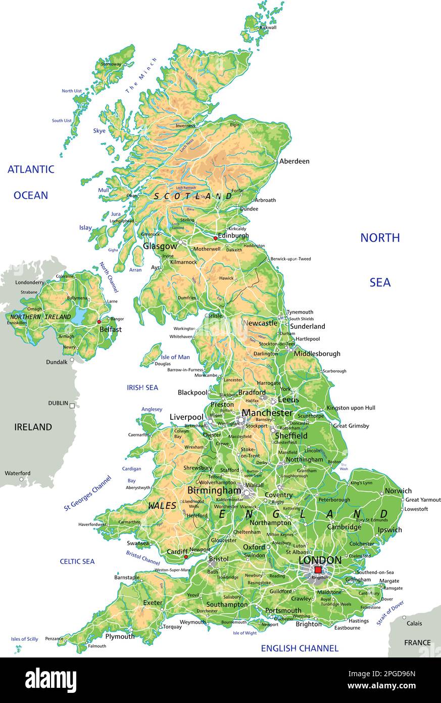 Physical Map Of United Kingdom Ezilon Maps High Detailed Earth Map Physical Map Of United Kingdom Ezilon Maps High Detailed Earth Map