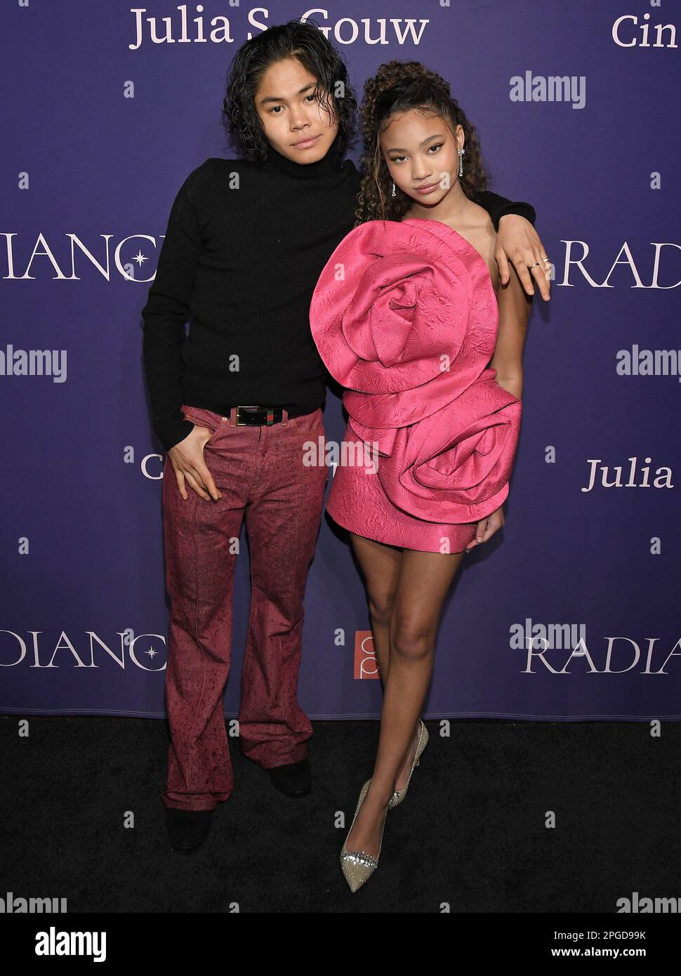 Los Angeles, USA. 21st Mar, 2023. (L-R) Sean Lew and Faith Bryant at ...