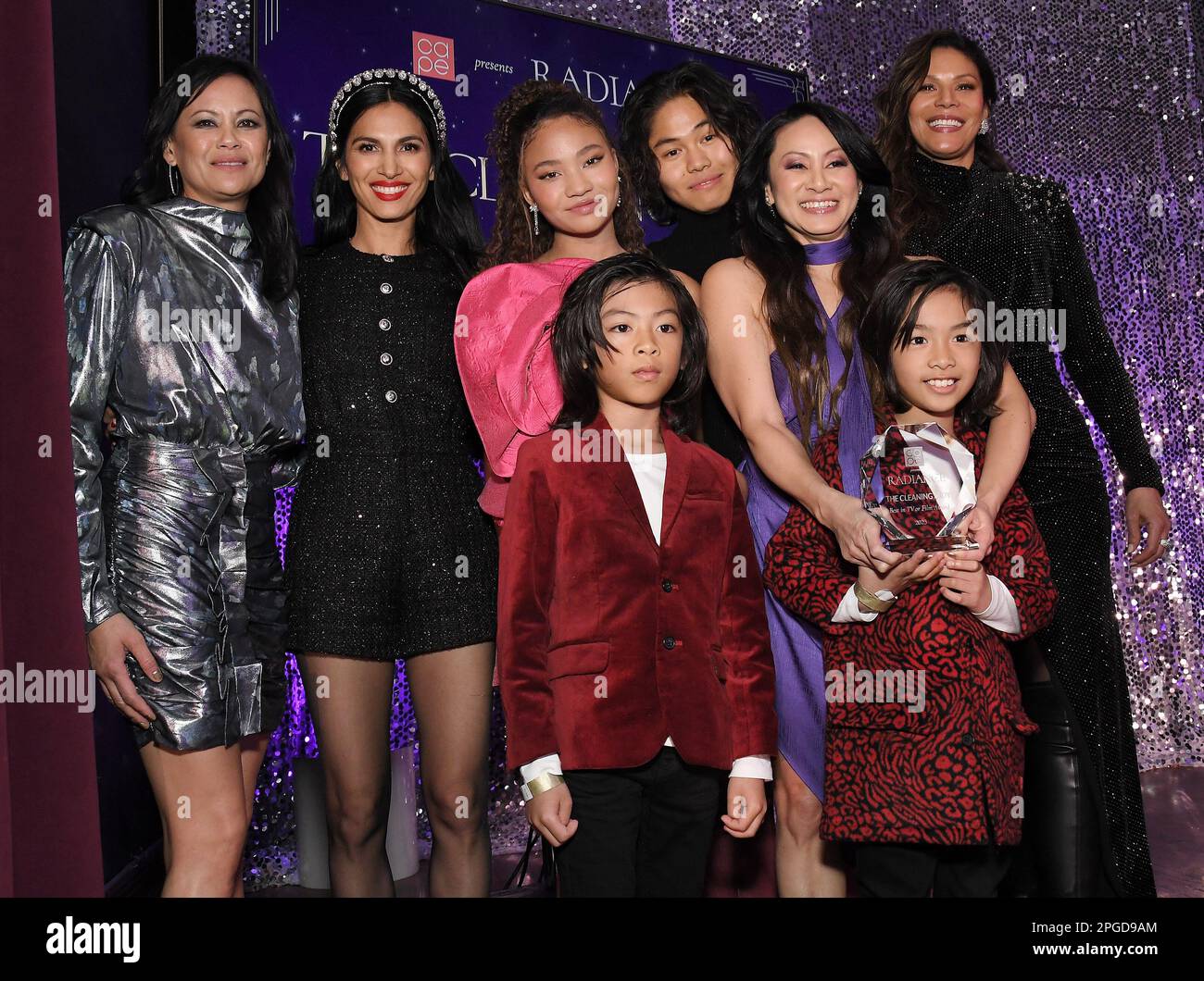 (L-R) Best in TV or Film Award Honorees, THE CLEANING LADY Cast & Crew ...