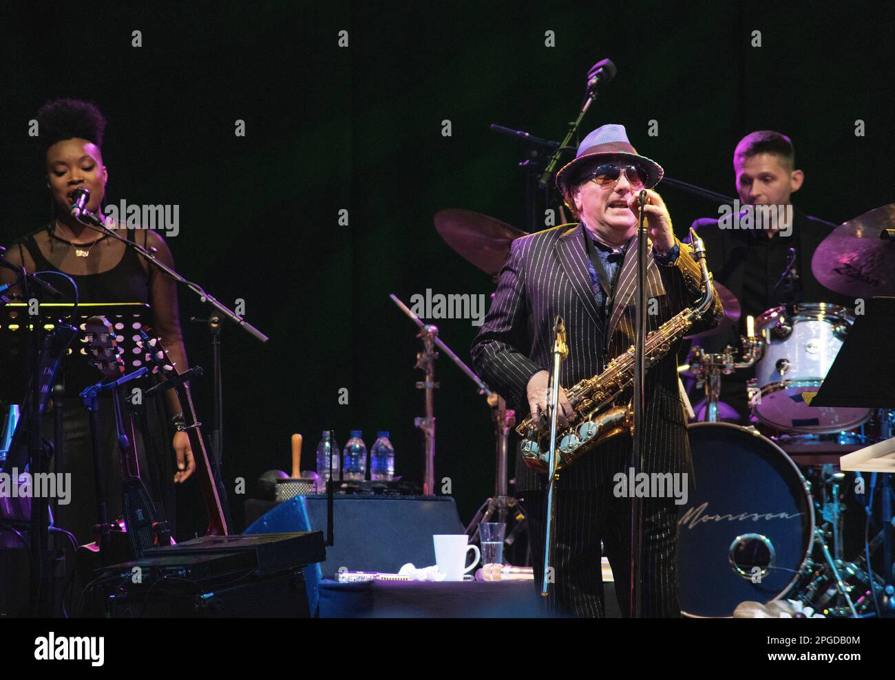 Sir Van Morrison and his band play Botanic Gardens Belfast in June 2019 ...