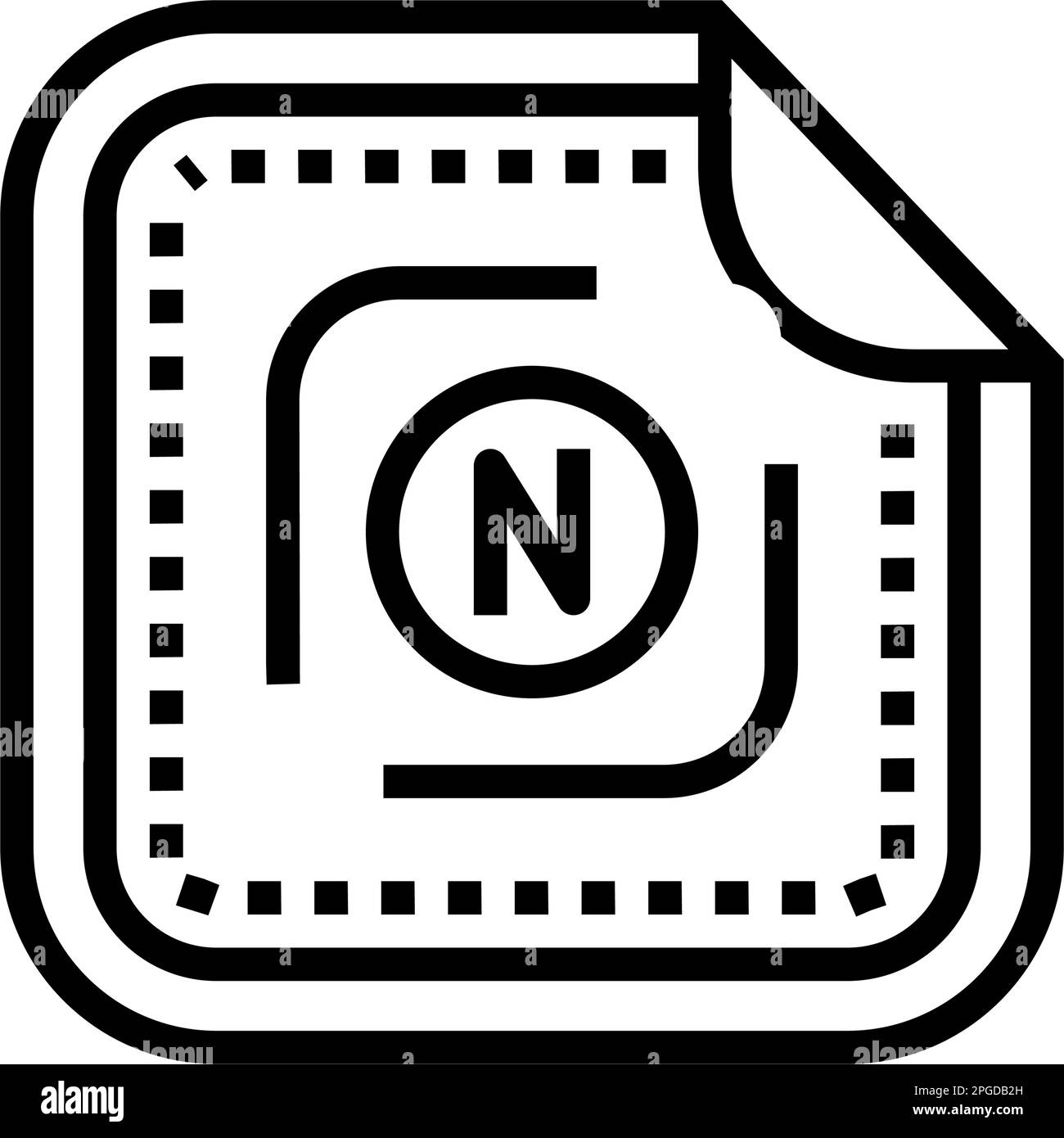 patch nicotine medical therapy line icon vector illustration Stock ...