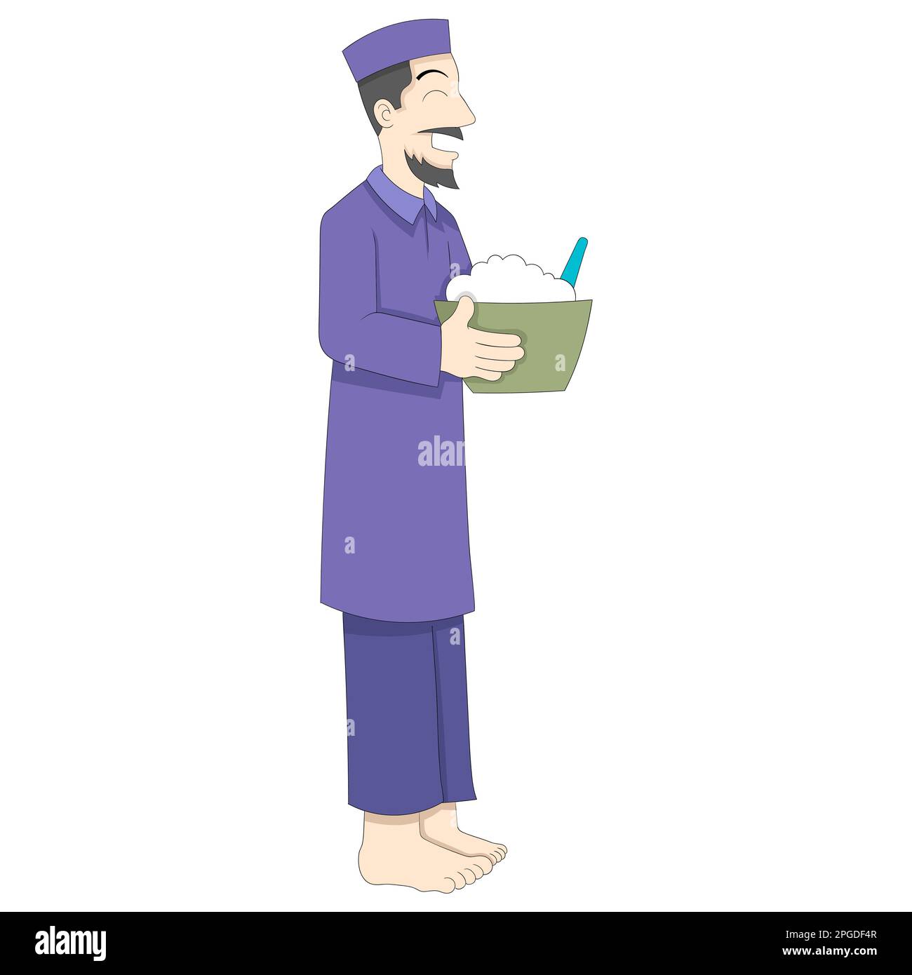 Rice on basket in Stock Vector Images - Alamy