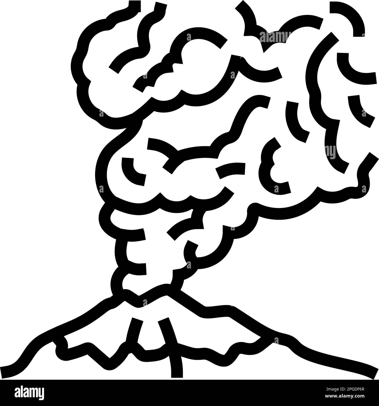 Volcanic eruption clipart hi-res stock photography and images - Alamy