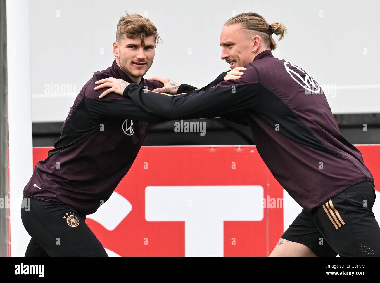 Hesse, Frankfurt/Main. 22 March 2023. Soccer: National team, Germany ...