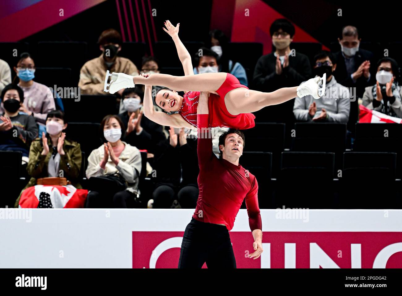 Lia PEREIRA & Trennt MICHAUD (CAN), during Pairs Short Program, at the ...