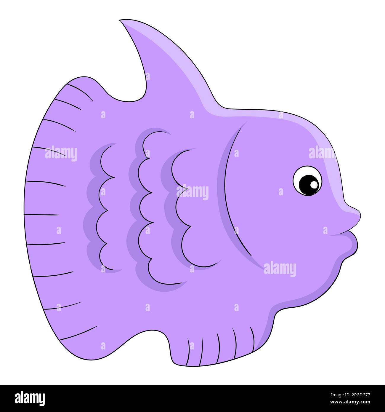 purple sea fish emoticon Stock Vector Image & Art - Alamy