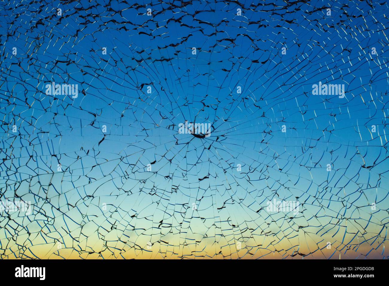 Broken glass sunset hi-res stock photography and images - Alamy