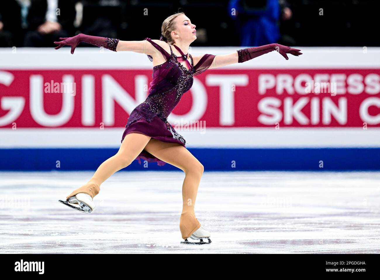 Alexandra FEIGIN (BUL), during Women Short Program, at the ISU World ...