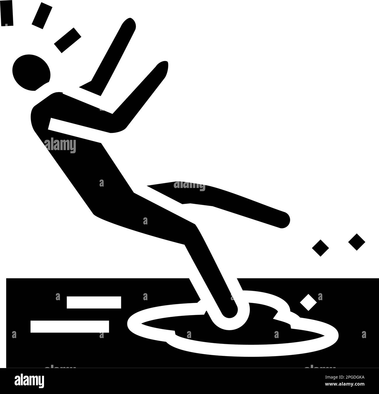 Slipped down Stock Vector Images - Alamy