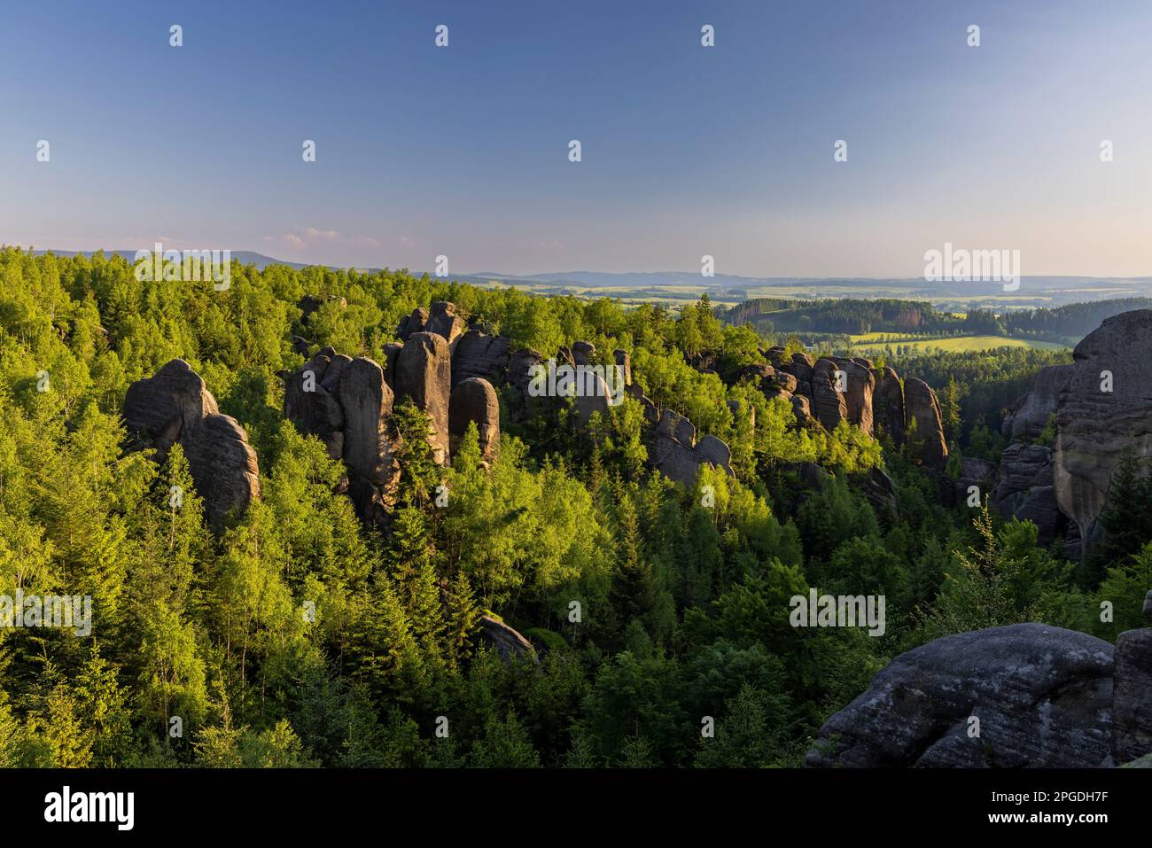 Blacksmith gorge (Kovarova rokle), Nature reserve Broumovske steny ...
