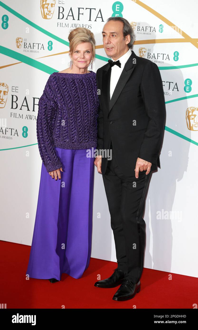 Dominique Lemonnier and Alexandre Desplat attend the EE BAFTA Film ...